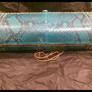 Versace | Bags | Gianni Versace Embellished Python Clutch Bag | Poshmark